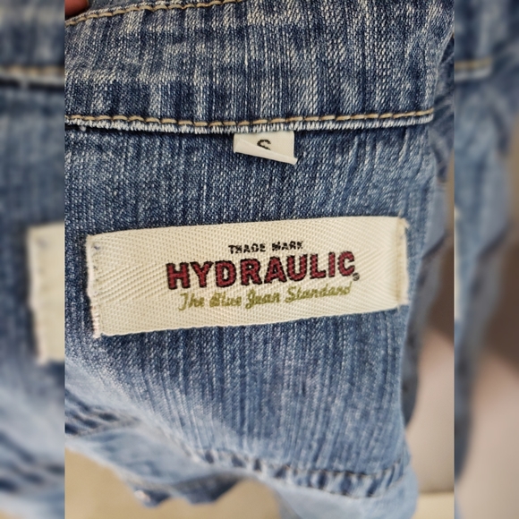 Hydraulic Jackets & Coats | Hydraulic Cropped Denim Jacket Small | Poshmark